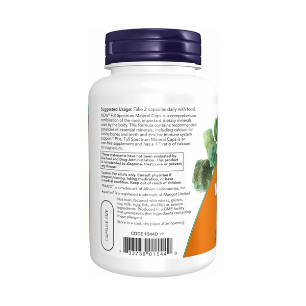 Now Foods Full Spectrum Minerals, 120 capsules – Miss Lamonique
