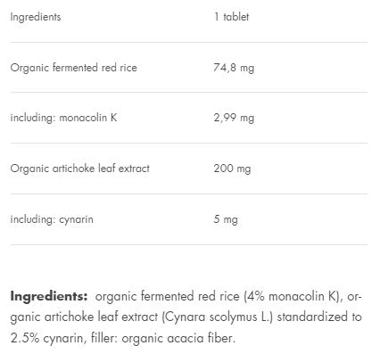 Aliness Cholesterol BIO 400 mg 100 capsules – Miss Lamonique