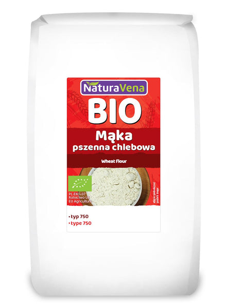 NATURAVENA BIO WHEAT FLOUR FOR BREAD TYPE 750 BIO 1 kg - NATURAVENA ...