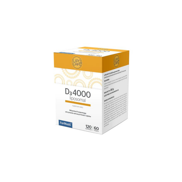 ForMeds LIPOCAPS D3 4000, 120 capsules – Miss Lamonique