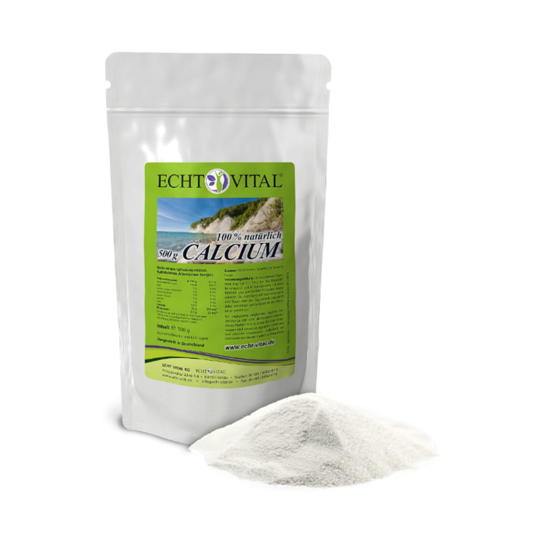 Echt Vital Calcium from Red Algae Calcium Minerals, 500g – Miss LaMonique