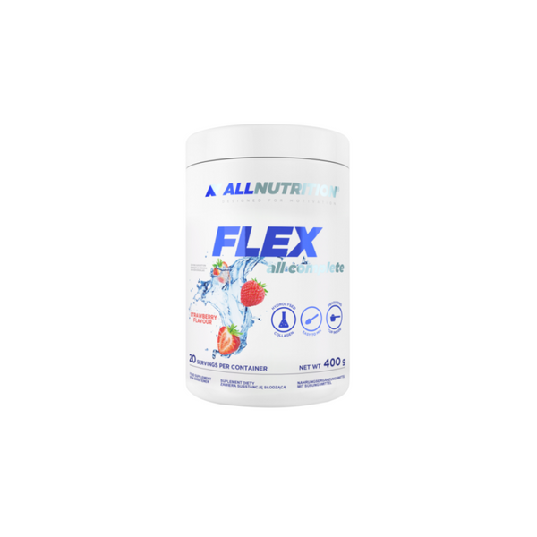 Allnutrition FLEX all complete Strawberry flavor 400 grams / 20 servin ...