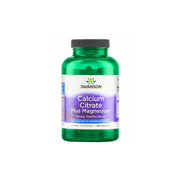 Swanson Calcium Citrate + Magnesium, 150 capsules – Miss Lamonique