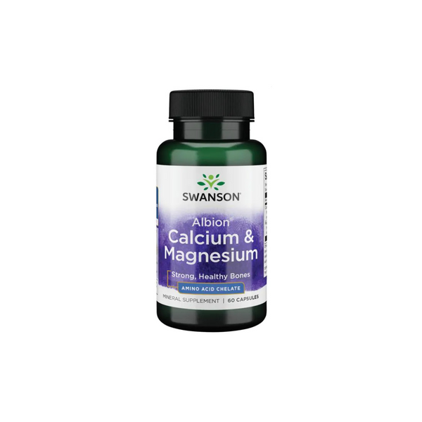Swanson Albion® Calcium and Magnesium Chelate, 60 capsules – Miss Lamonique