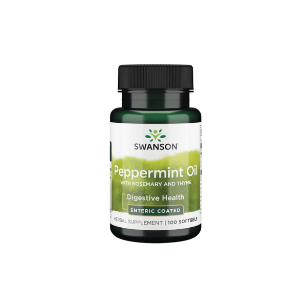 Swanson Peppermint Oil - rosemary and thyme, 100 capsules – Miss Lamonique