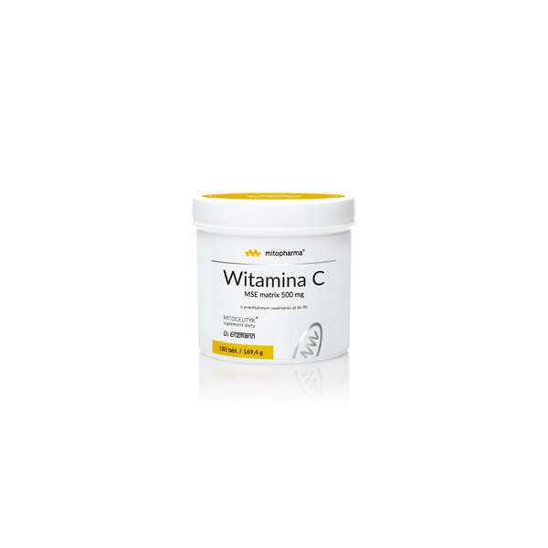 Mito-Pharma Vitamin C MSE matrix 500 mg / 180 tablets – Miss Lamonique