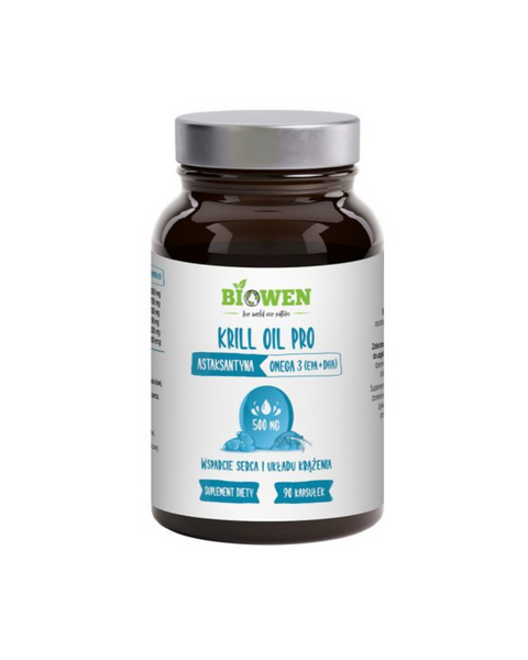 Biowen Krill Oil Pro ARCTIC KRILL OIL ASTAXANTHIN OMEGA-3 EPA DHA, 90 ...